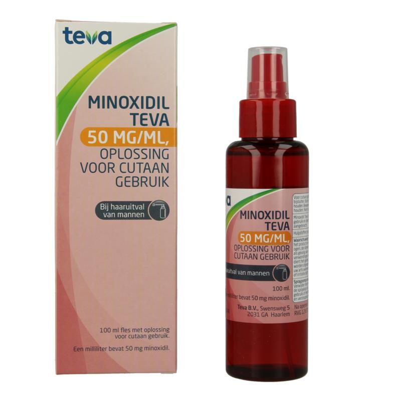 Minoxidil Teva 5% 100ml kopen – Effectief haargroeimiddel bij erfelijke ...