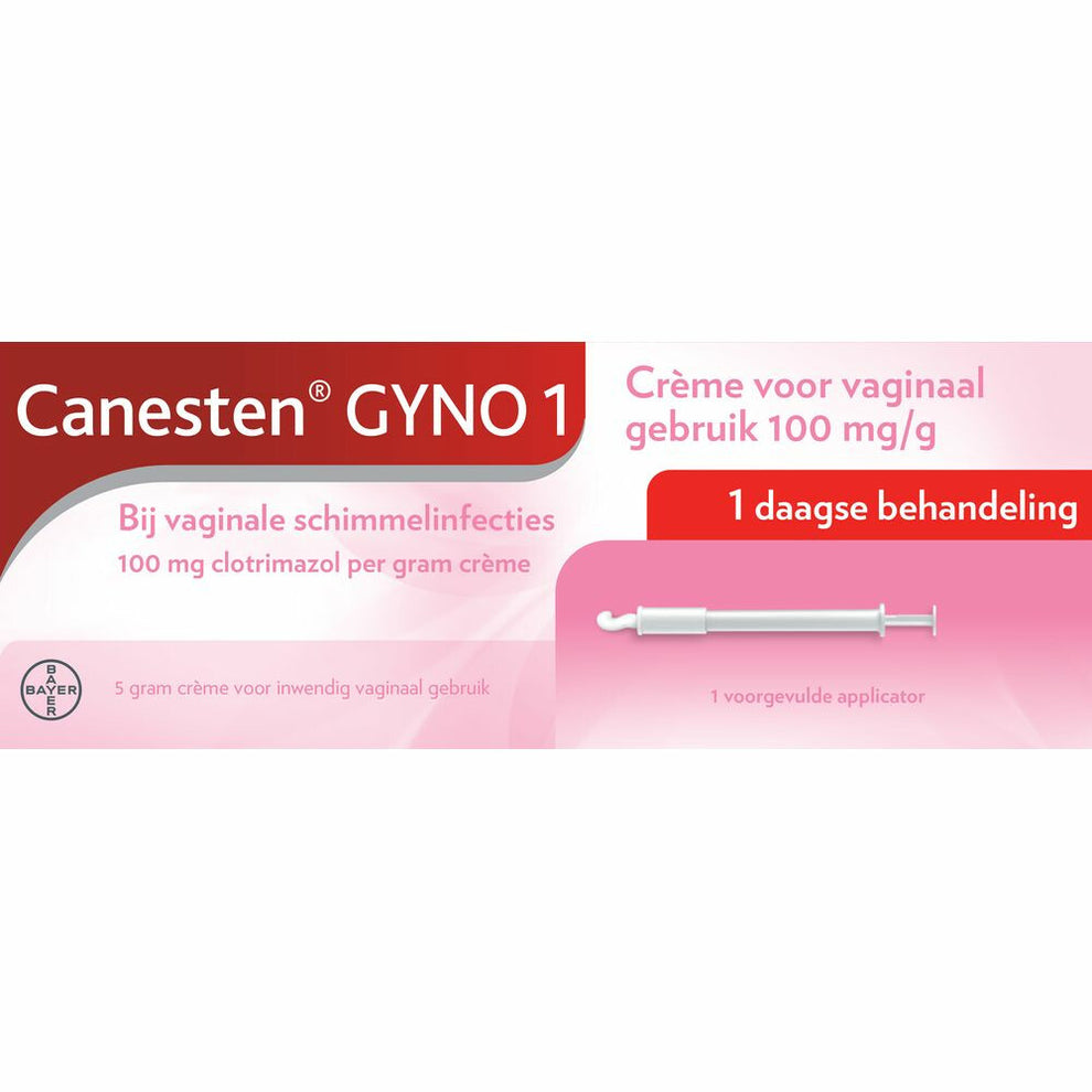 Canesten Gyno 1-daagse Crème 100mg/g – Snel en effectief tegen vaginal ...