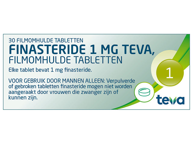 Finasteride 1mg Teva 30 Stuks - Behandeling voor Mannelijke Kaalheid ...
