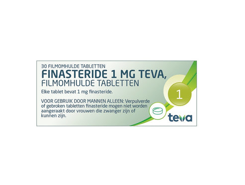 Finasteride 1mg Teva 30 Stuks - Behandeling voor Mannelijke Kaalheid ...